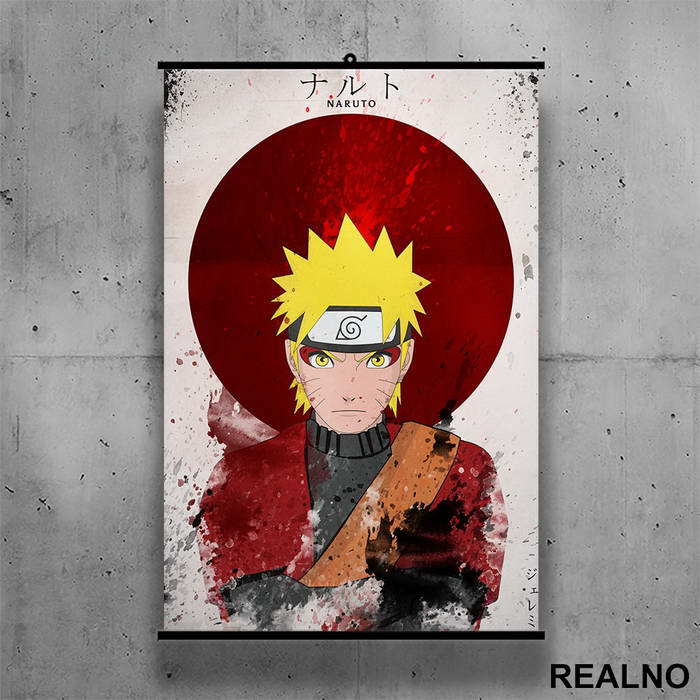 RED - NARUTO - POSTER SA NOSAČEM