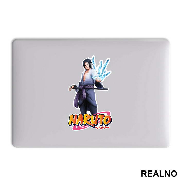 SASUKE CHIDORI IN THE HAND - NARUTO - NALEPNICA