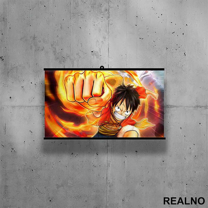 FIST - ONE PIECE - POSTER SA NOSAČEM