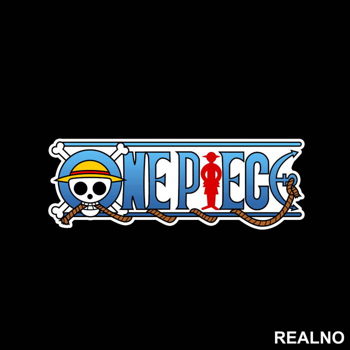 LOGO - ONE PIECE - NALEPNICA