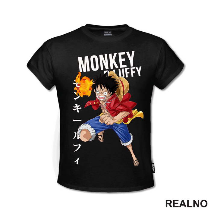 MONKEY D. LUFFY - ONE PIECE - MAJICA