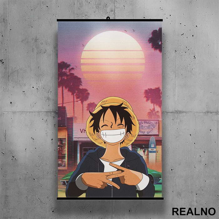 MONKEY D. LUFFY - ONE PIECE - POSTER SA NOSAČEM