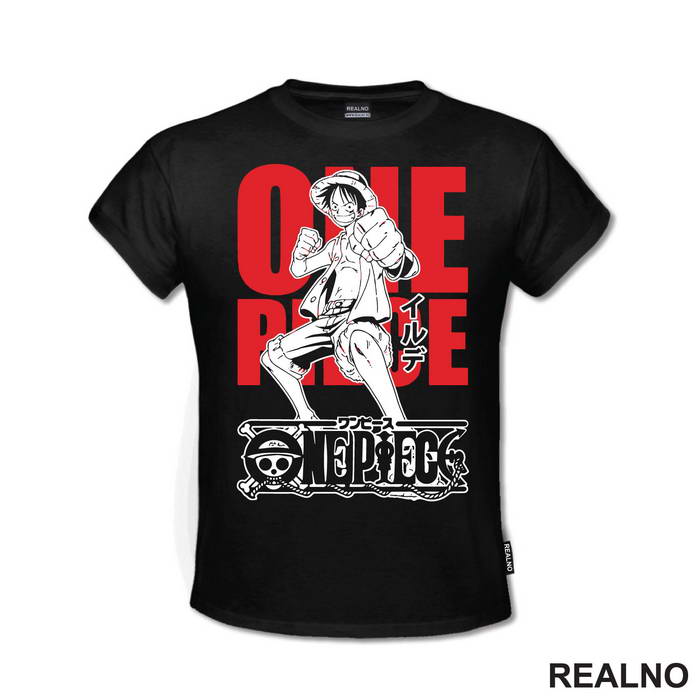 READY - LUFFY - ONE PIECE - MAJICA