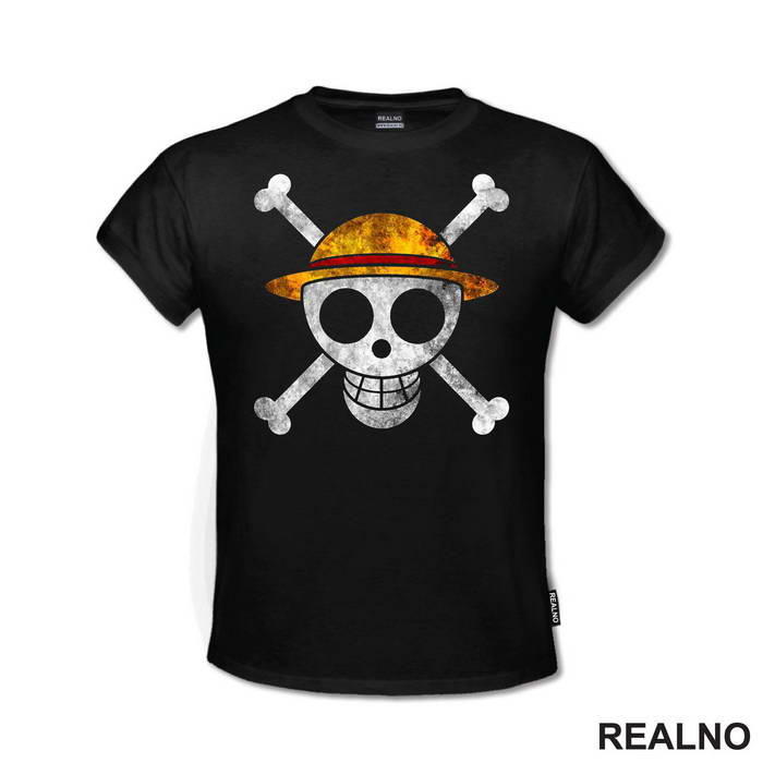SKULL WITH HAT - ONE PIECE - MAJICA