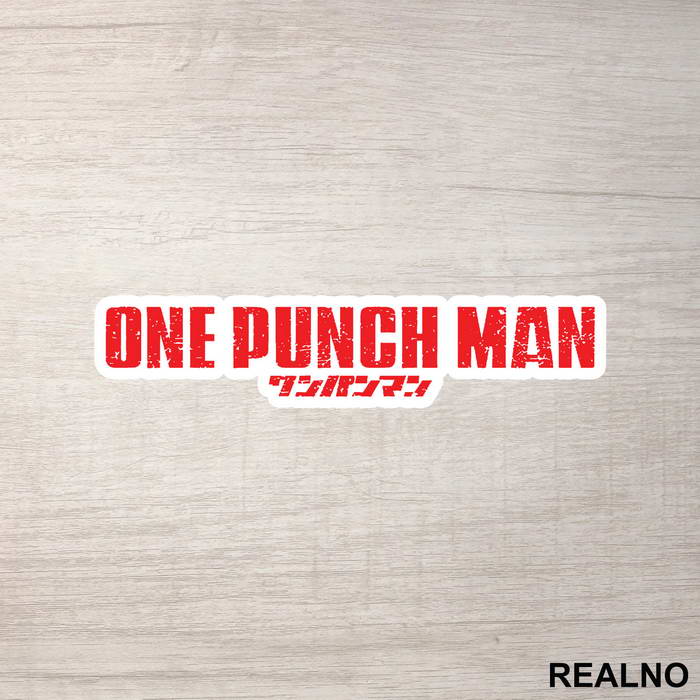 ANIME TITLE - ONE PUNCH MAN - NALEPNICA