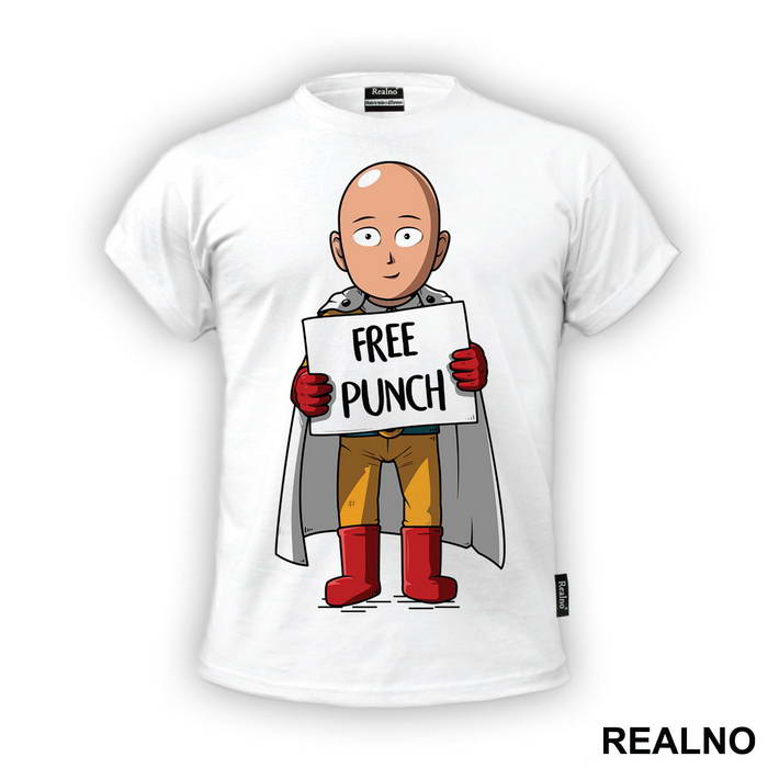 FREE - ONE PUNCH MAN - MAJICA