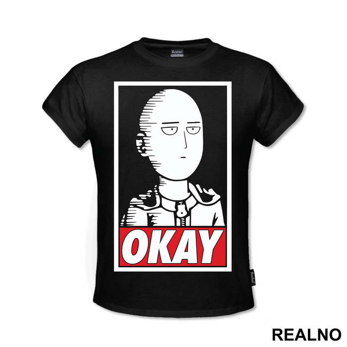 OKAY - ONE PUNCH MAN - MAJICA