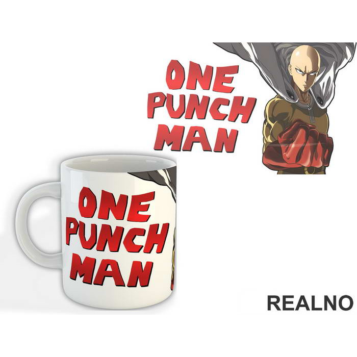 SAITAMA SERIOUS FACE - ONE PUNCH MAN - ŠOLJA