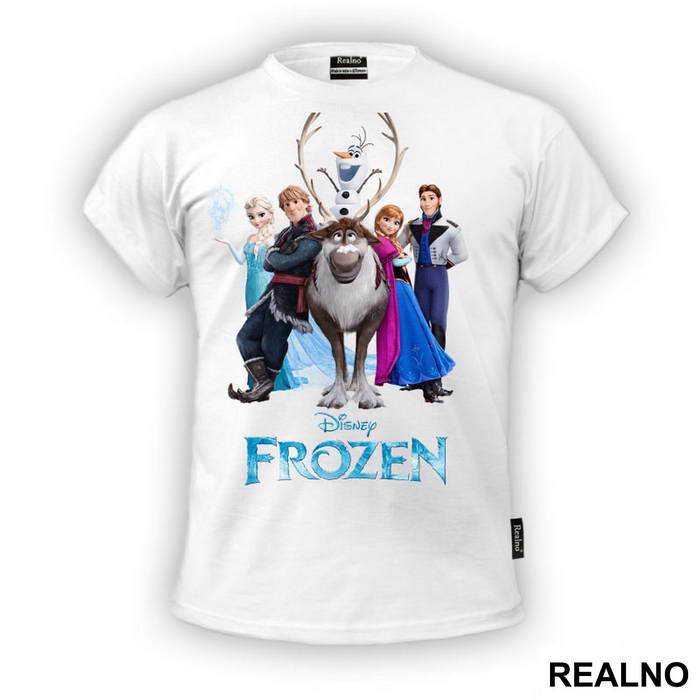 ČITAVA DRUŽINA - ZALEĐENO KRALJEVSTVO - FROZEN - MAJICA