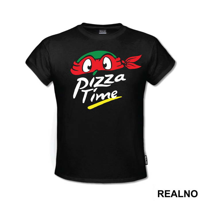 PIZZA TIME - RAPHAEL - NINDŽA KORNJAČE - MAJICA