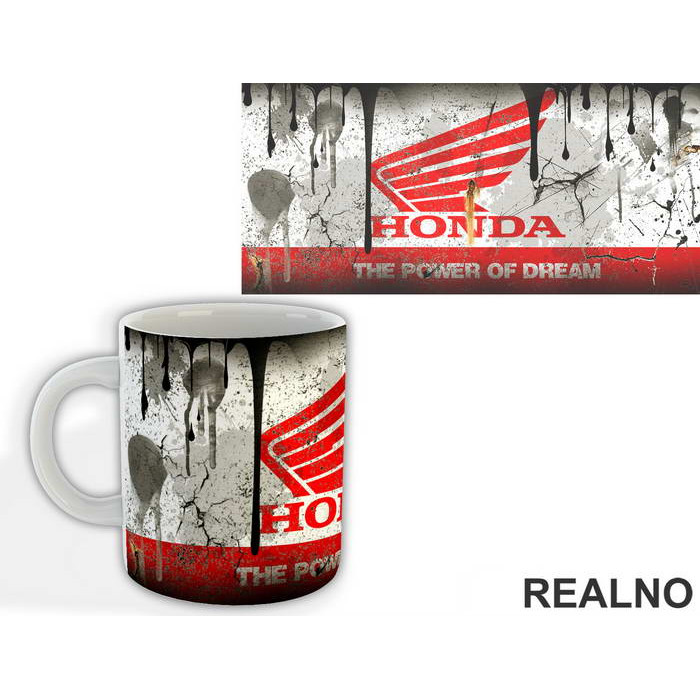 HONDA - MOTO - AUTO - CAR - ŠOLJA