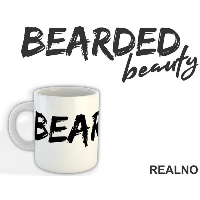 BEARDED BEAUTY - BRADA - BEARD - ŠOLJA