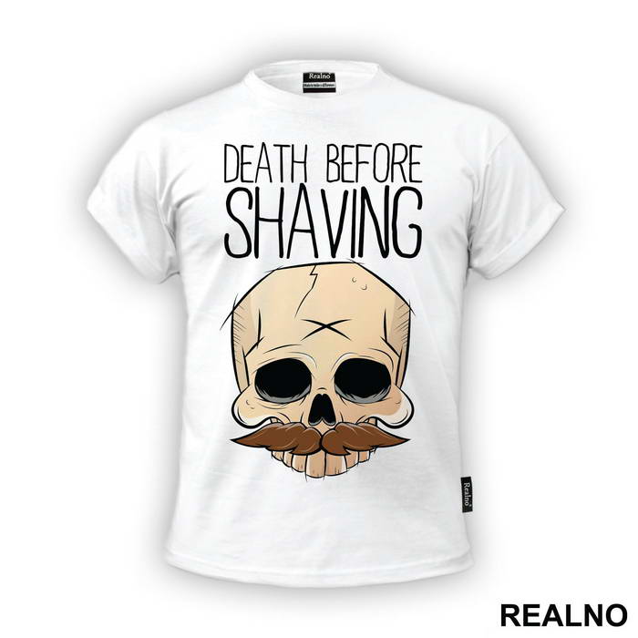 DEATH BEFORE SHAVING - BRADA - BEARD - MAJICA