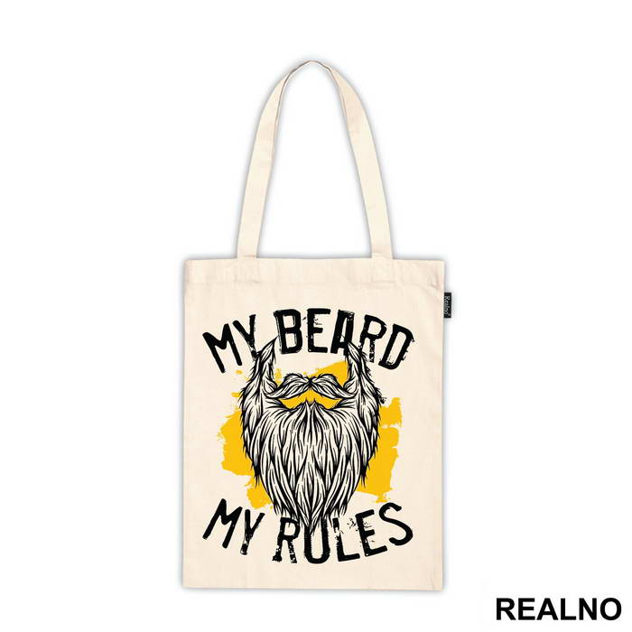 MY BEARD MY RULES YELLOW SPLASH - BRADA - CEGER