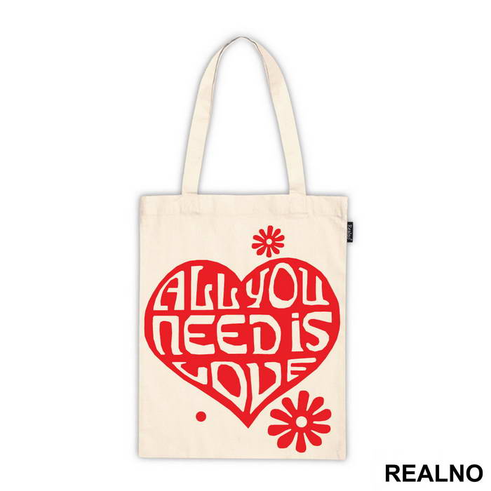 ALL YOU NEED IS LOVE RED - LJUBAV - CEGER