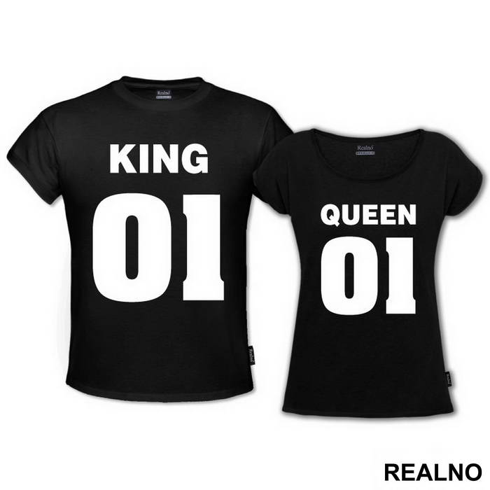 KING 01 QUEEN 01 - MAJICE ZA PAROVE