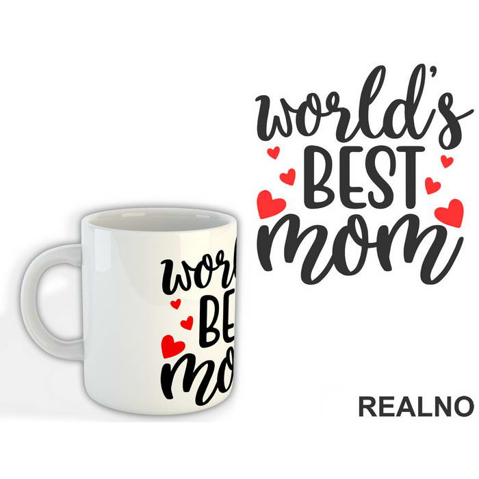 WORLDS BEST MOM - MAMA I TATA - LJUBAV - ŠOLJA