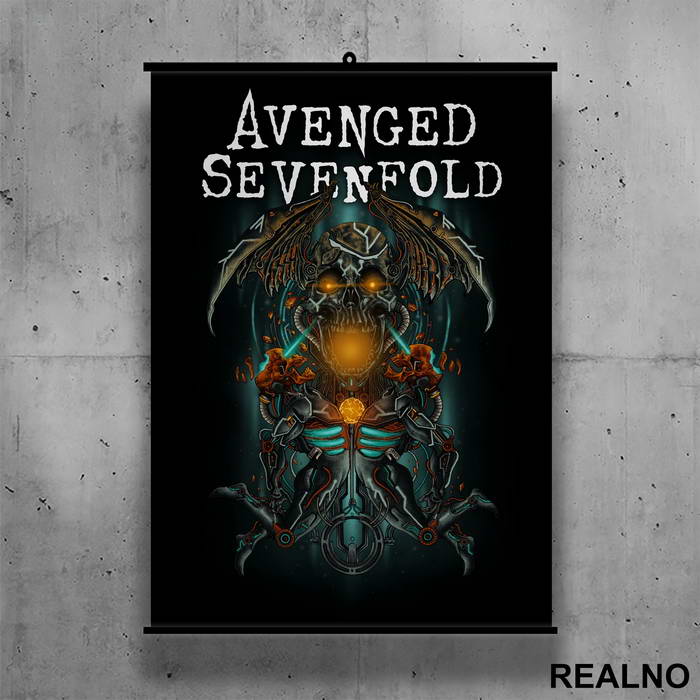 AVENGED SEVENFOLD - BLUE - POSTER SA NOSAČEM