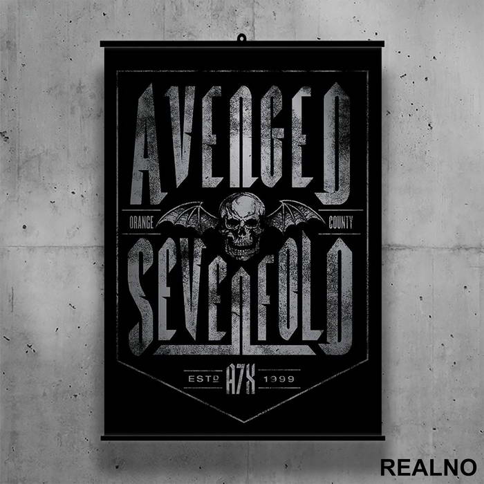 AVENGED SEVENFOLD - CONCRETE - POSTER SA NOSAČEM