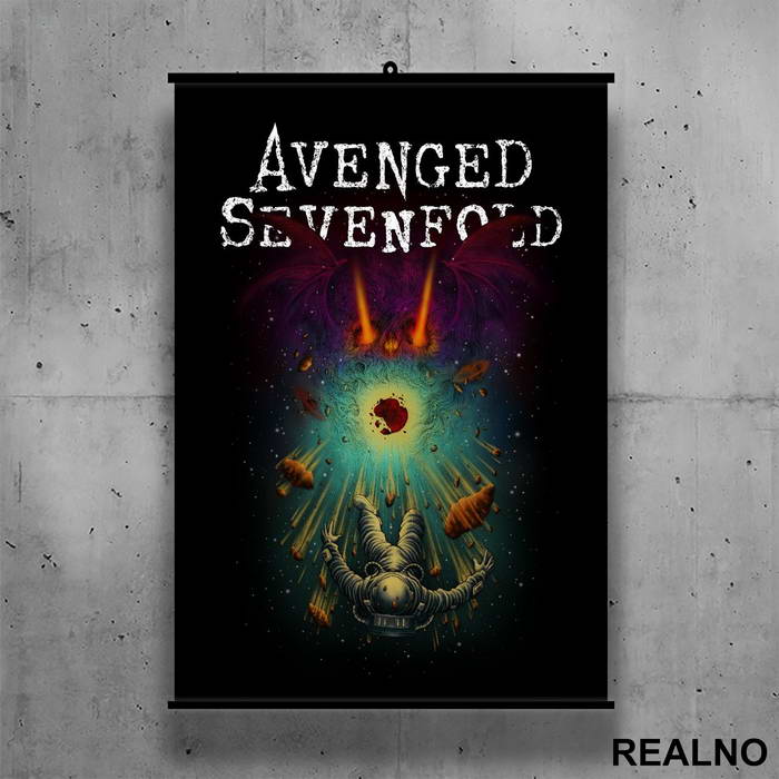 AVENGED SEVENFOLD - SPACE - POSTER SA NOSAČEM