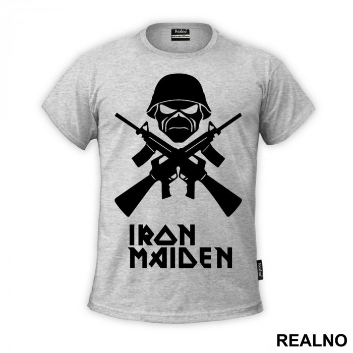 IRON MAIDEN - LOGO - MUZIKA - MAJICA