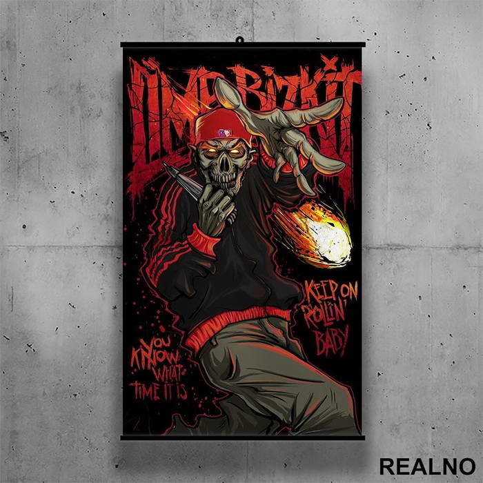 LIMP BIZKIT - KEEP ON ROLLIN BABY - POSTER SA NOSAČEM