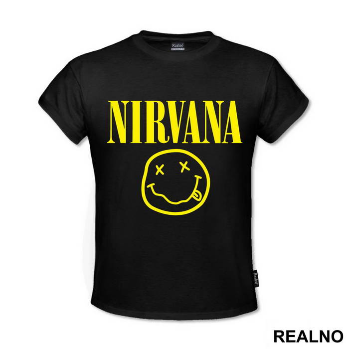 NIRVANA - LOGO - MUZIKA - MAJICA