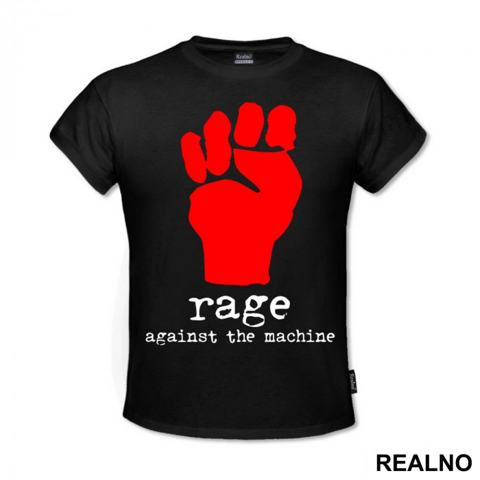 RAGE AGAINST THE MACHINE - LOGO - MUZIKA - MAJICA