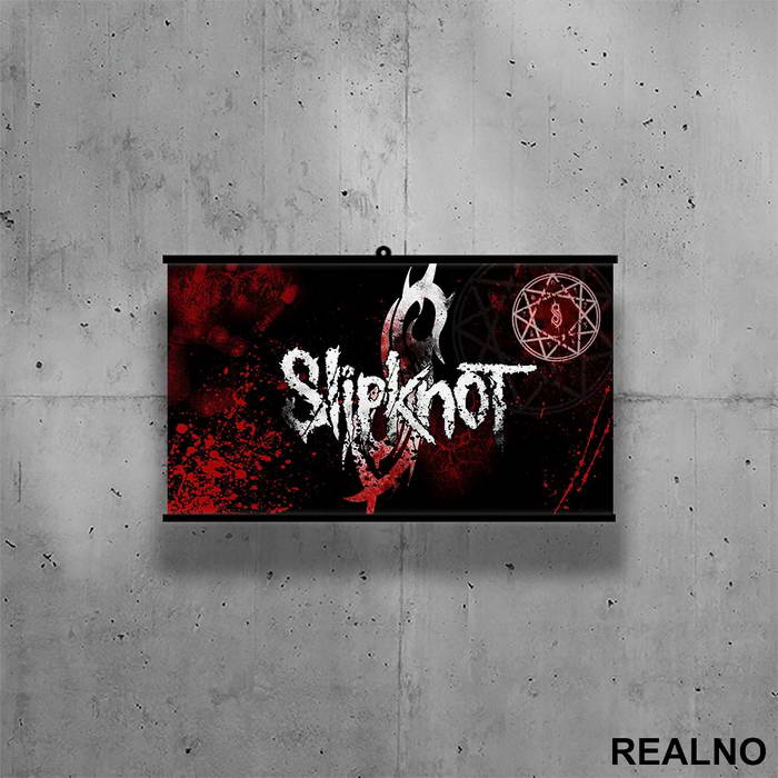 SLIPKNOT - LOGO - POSTER SA NOSAČEM