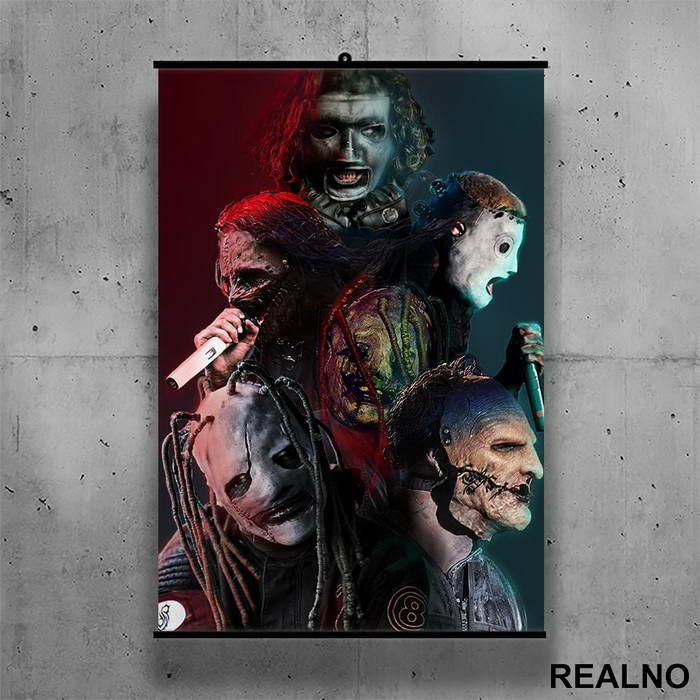 SLIPKNOT - PICTURE - POSTER SA NOSAČEM