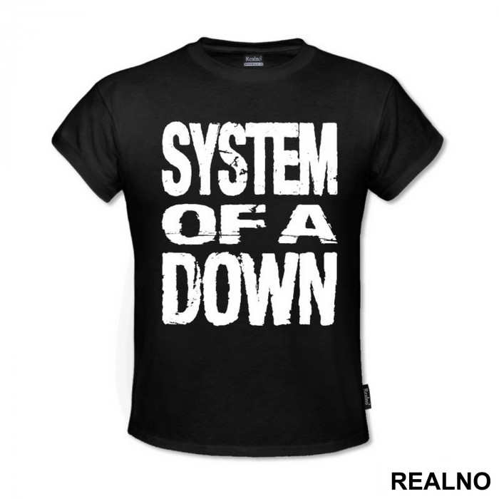 SYSTEM OF A DOWN - LOGO - MUZIKA - MAJICA