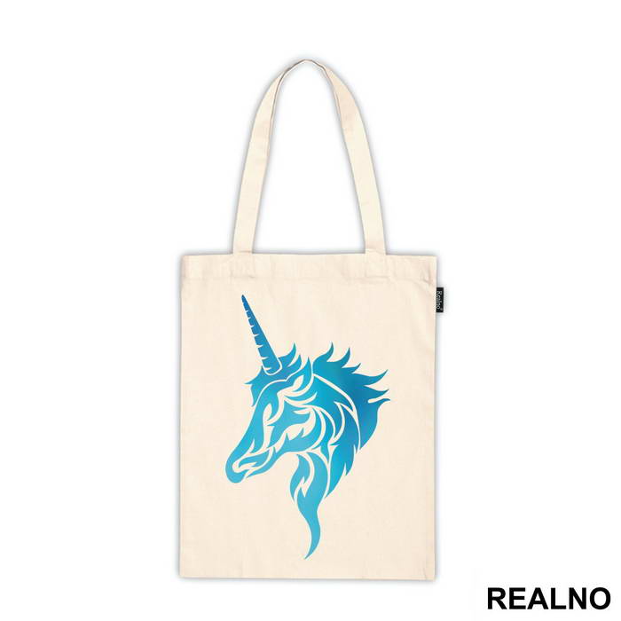 BLUE SILHOUETTE - UNICORN - JEDNOROG - CEGER