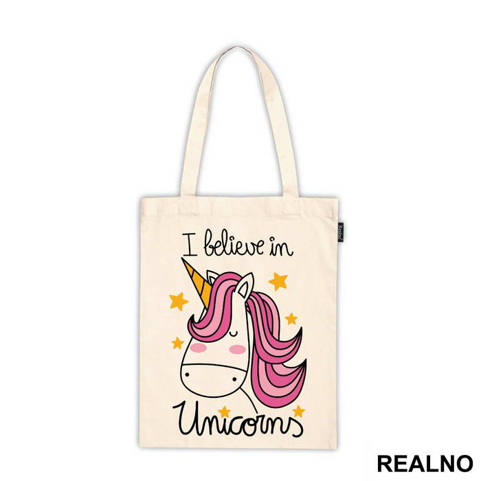 I BELIEVE IN UNICORNS PINK HAIR - JEDNOROG - CEGER