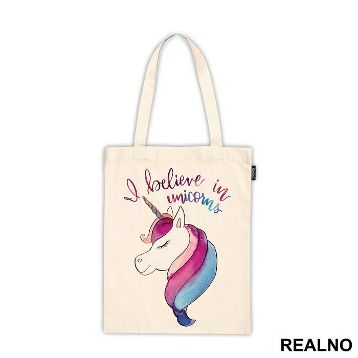 I BELIEVE IN UNICORNS WATERCOLORS - JEDNOROG - CEGER