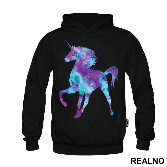 UNICORN SPACE SILHOUETTE - JEDNOROG - DUKS