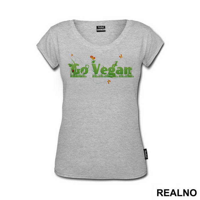 GO VEGAN - NATURE - VEGAN - MAJICA