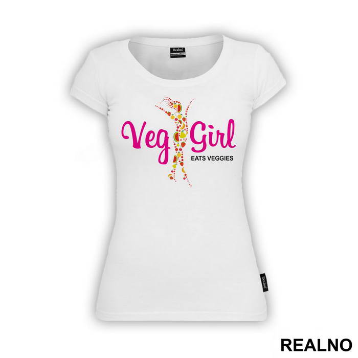 VEG GIRL - EATS VEGGIES - VEGAN - MAJICA