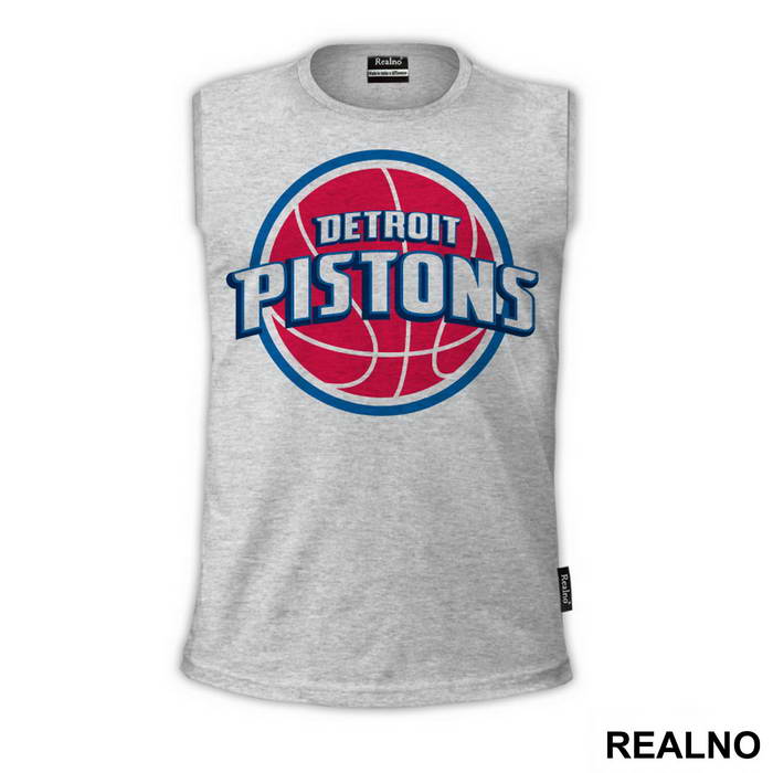 DETROIT PISTONS LOGO - NBA - KOŠARKA - MAJICA