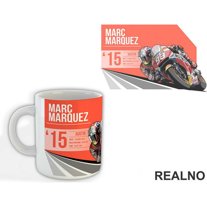 MARC MARQUEZ STATS - 93 - MOTOGP - SPORT - ŠOLJA