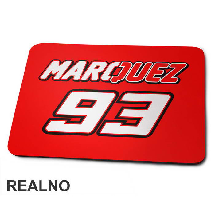 MARQUEZ TEXT LOGO - 93 - MOTOGP - SPORT - PODLOGA ZA MIŠ