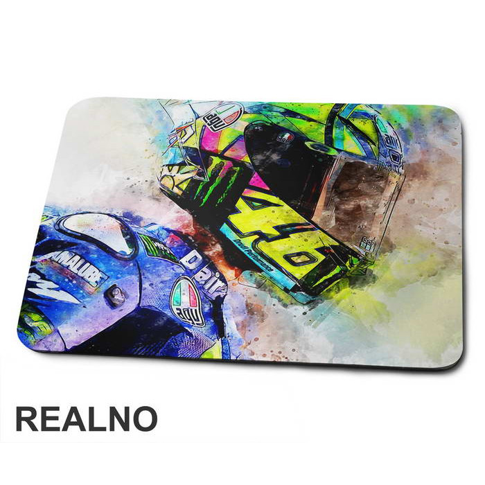 SPLASHING COLORS - ROSSI - VR - 46 - MOTOGP - SPORT - PODLOGA ZA MIŠ