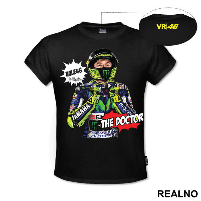 VALE THE DOCTOR - ROSSI - 46 - MOTOGP - SPORT - MAJICA