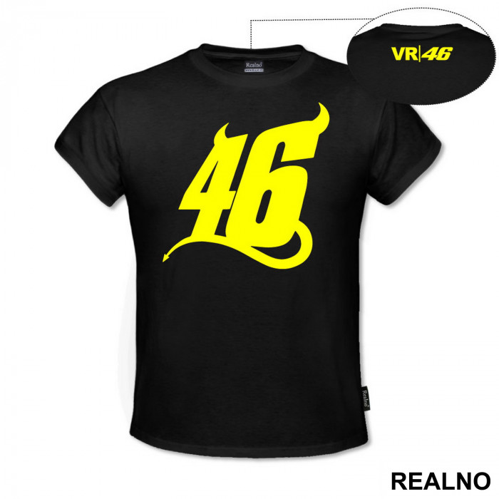 YELLOW DEVIL - ROSSI - 46 - MOTOGP - SPORT - MAJICA