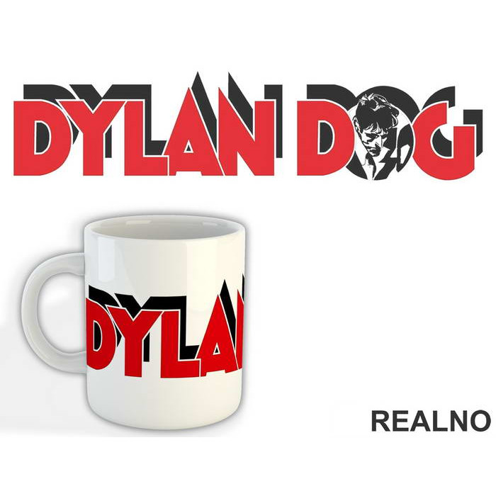 LOGO AND CHARACTER - DYLAN DOG - ŠOLJA