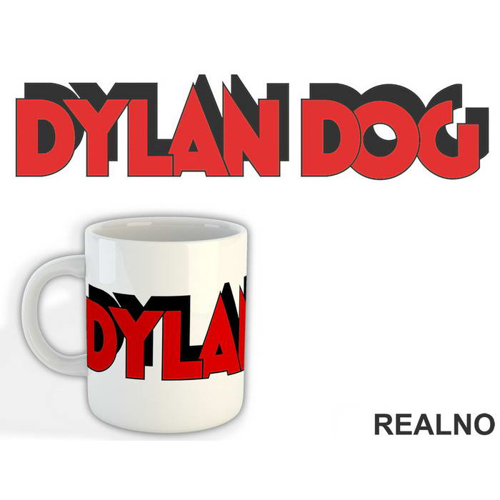 RED LOGO - DYLAN DOG - ŠOLJA