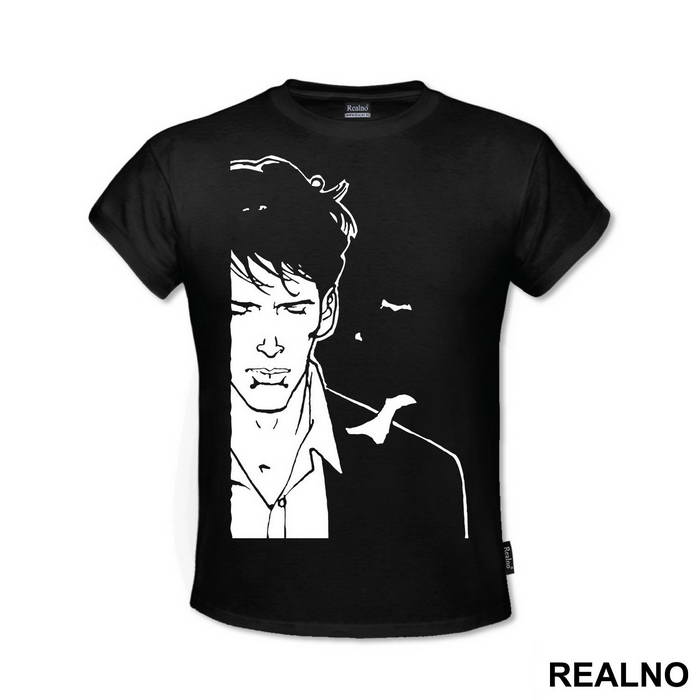 WHITE OUTLINE - DYLAN DOG - MAJICA