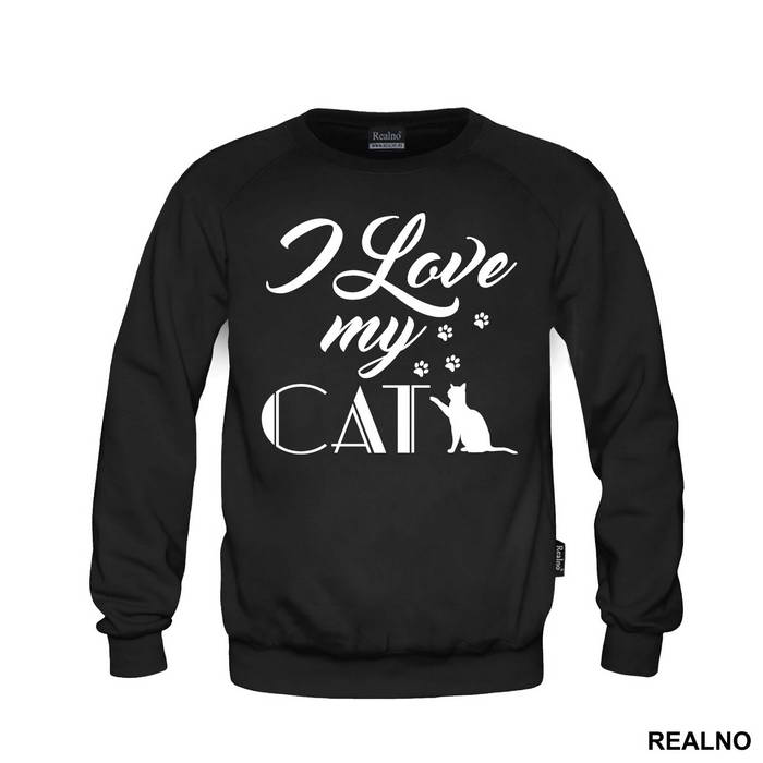 I LOVE MY CAT - PAWS PRINT - MAČKE - CAT - DUKS
