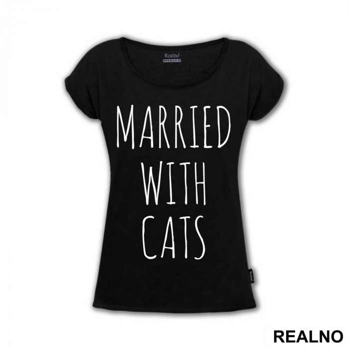 MARRIED WITH CATS - MAČKE - CAT - MAJICA