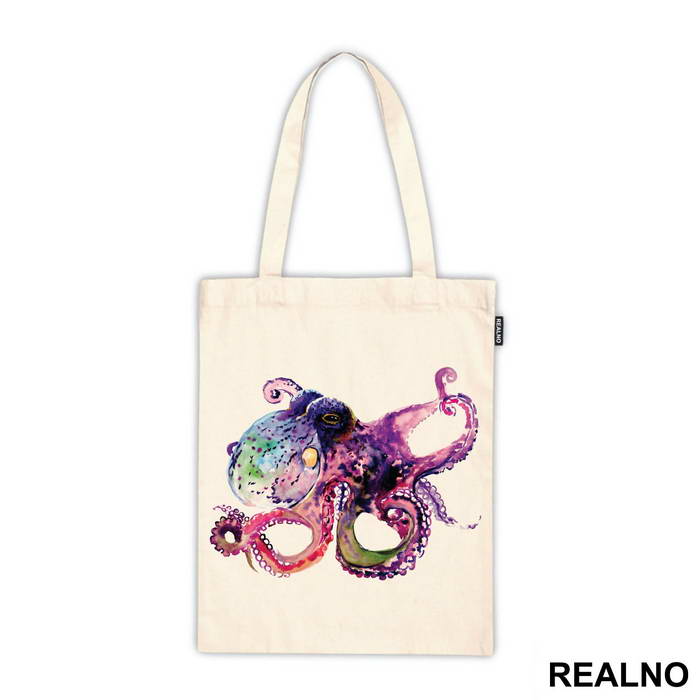 OCTOPUS WATERCOLOR PAINTING - ŽIVOTINJE - CEGER