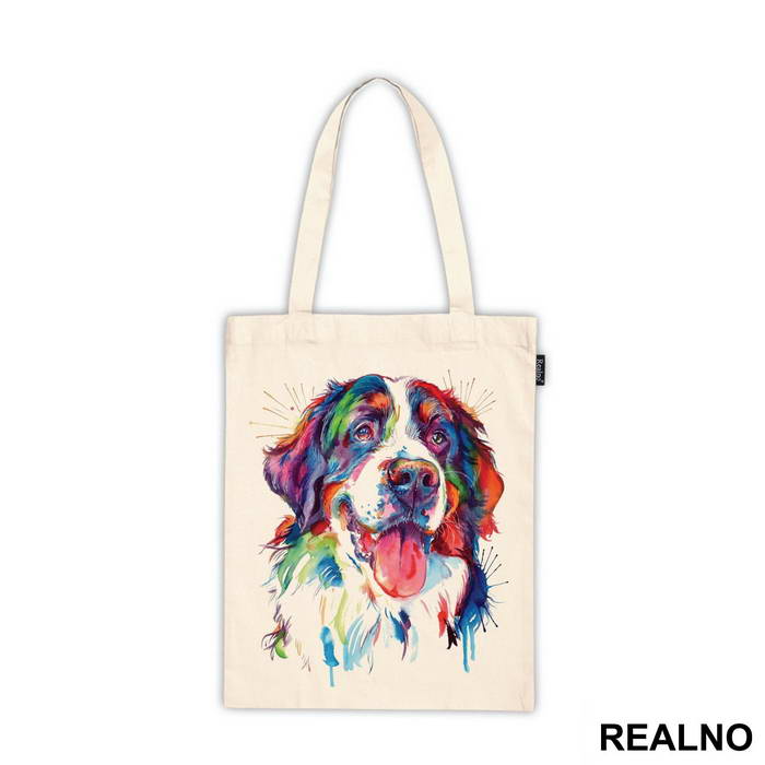 BERNESE MOUNTAIN DOG COLORFUL ART - ŽIVOTINJE - CEGER